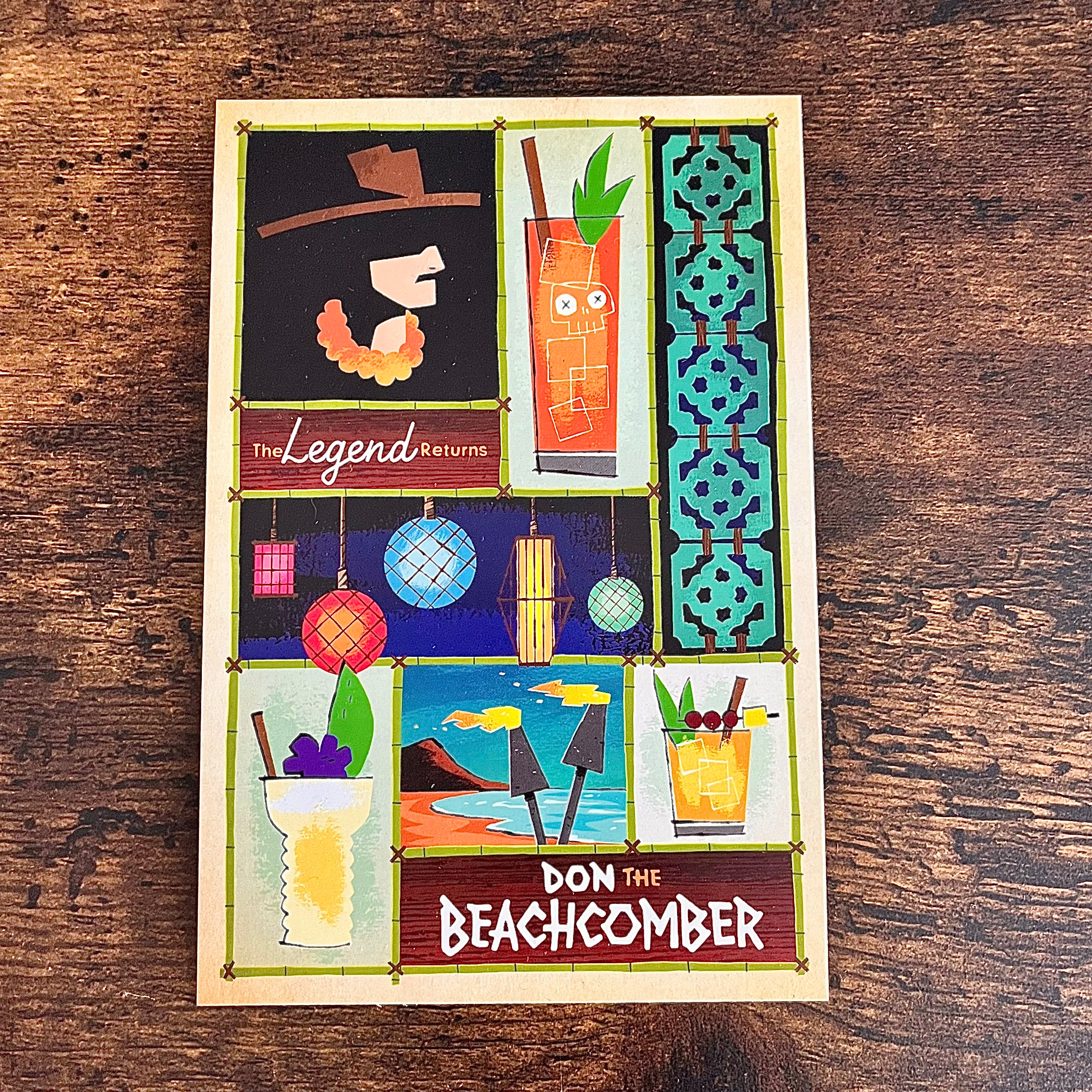 The Legend Returns Postcard – Don the Beachcomber