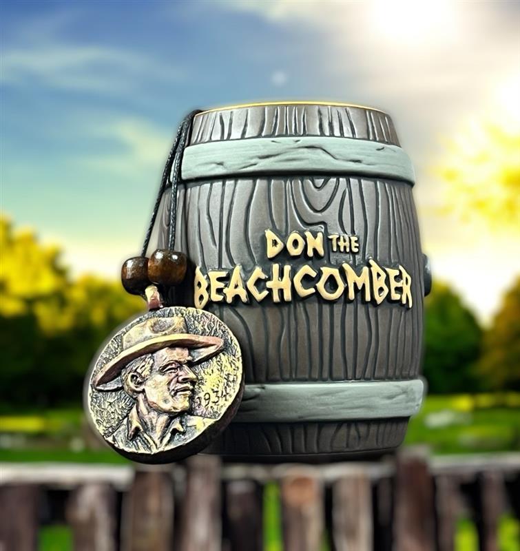 Rum Barrel Tiki Mug & DTB Pendant Bundle – Don the Beachcomber